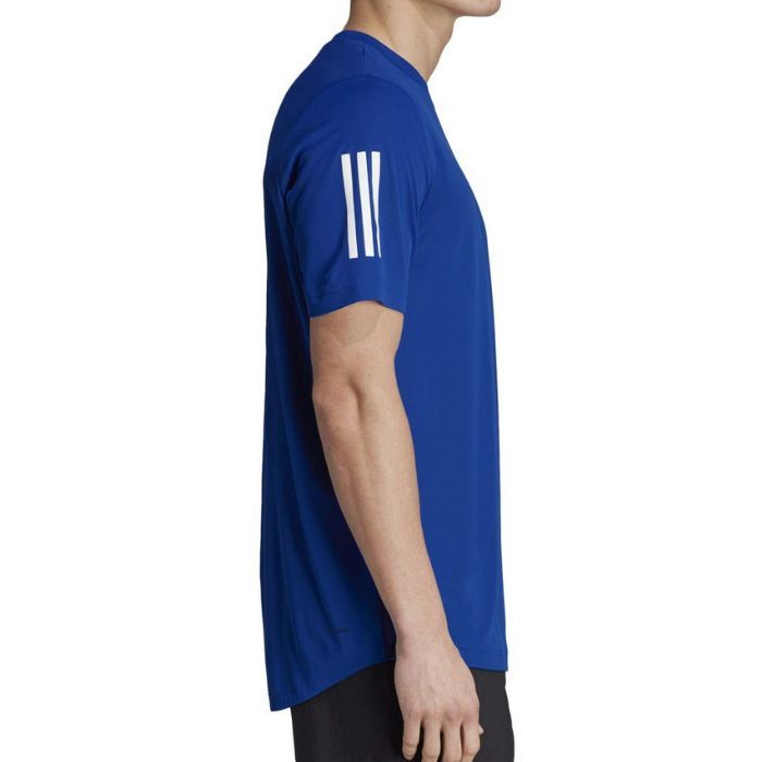 Camiseta Adidas en azul oscuro y blanco - Ligera y Transpirable